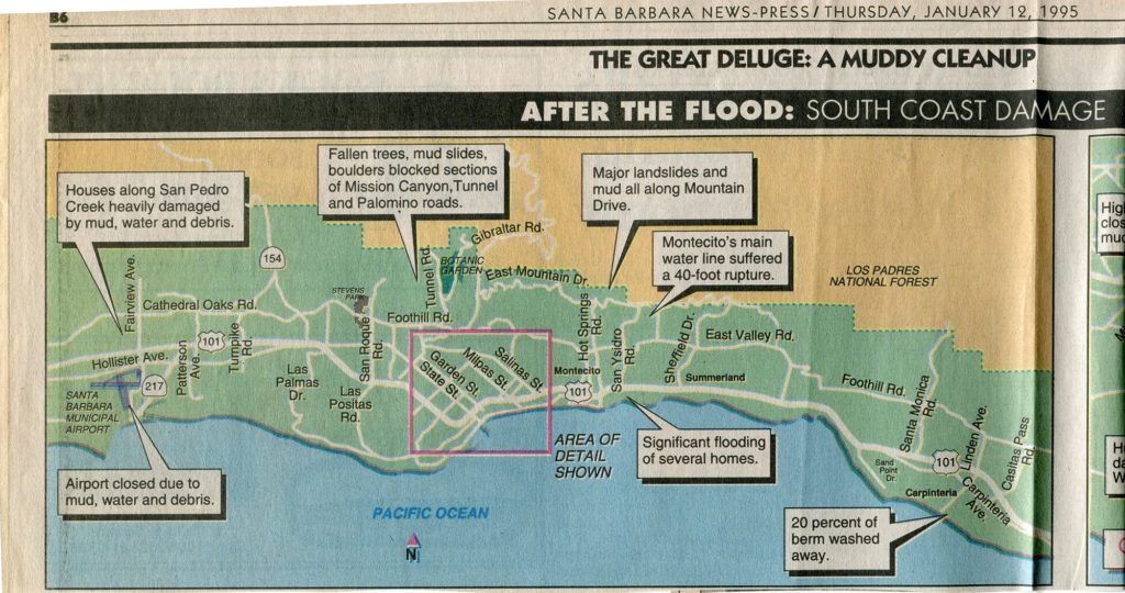 1995 Floods - Santa Barbara Bucket Brigade